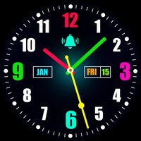 Smart Watch Neon Digital Clock for Android - Download the APK from Uptodown