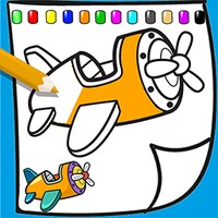 Kids Paint Monster Plane - coloring book for Android - Download the APK ...