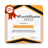 Professional Certificate Maker for Android - Download the APK from Uptodown