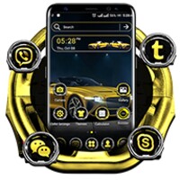 Golden Sport Car Theme Launcher for Android - Download the APK from ...