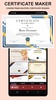 Certificate Card Maker for Android - Download the APK from Uptodown