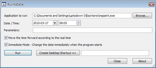 Baixe RunAsDate 1.41 para Windows | Uptodown.com
