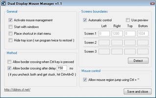 Dual Display Mouse Manager para Windows - Baixe-o gratuitamente da Uptodown