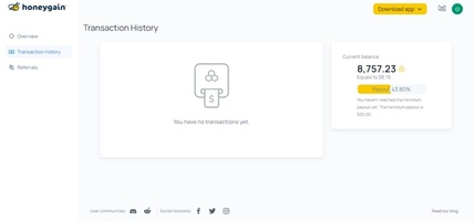 HoneyGain For PC for Windows - Download it from Uptodown for free