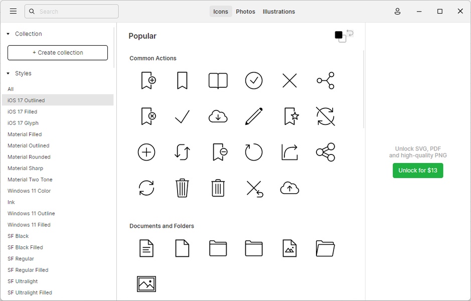 Pichon Icons Free Plugin With Over 125K Icons For Photoshop And