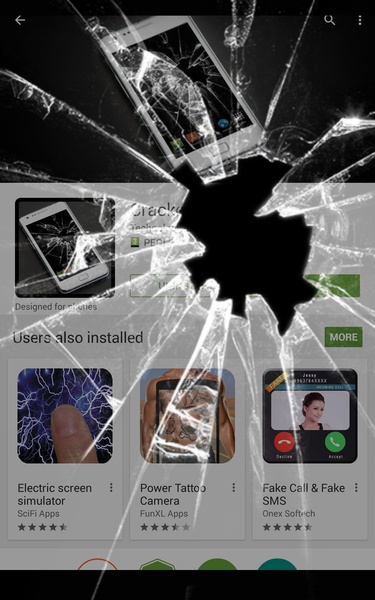 Fake Shattered Screen