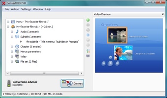 VSO ConvertXtoDVD para Windows - Baixe-o gratuitamente da Uptodown