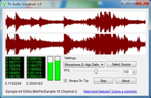 Pc Audio Visualizer for Windows - Download it from Uptodown for free