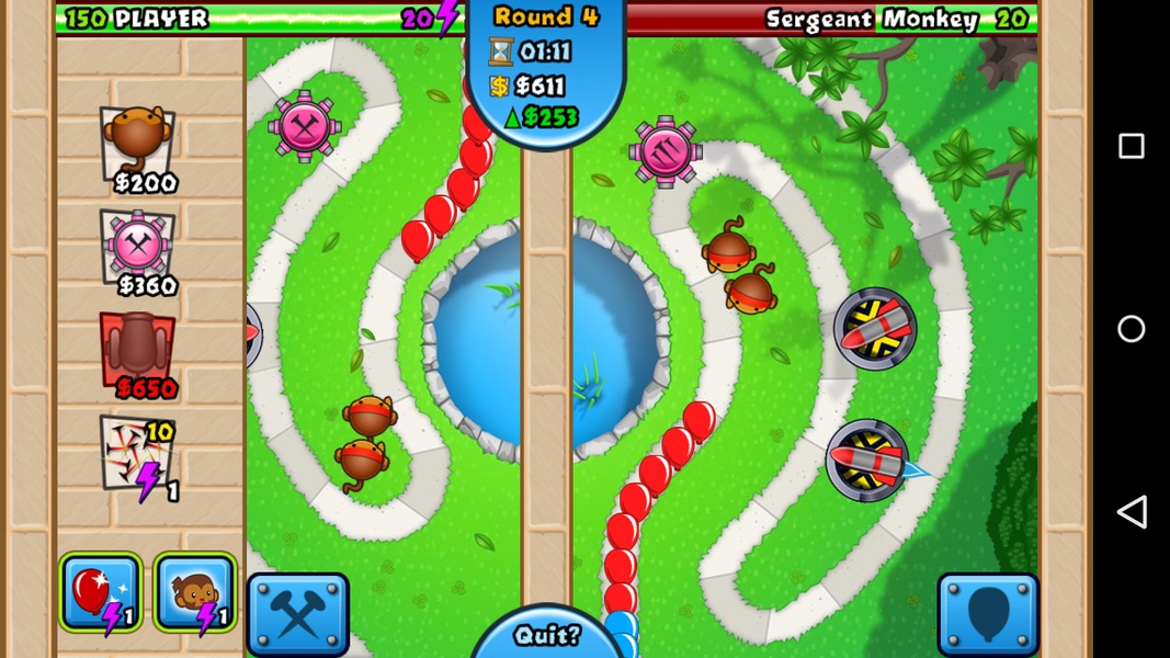 Monkey Balloon Game