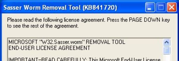 Microsoft Sasser Worm Removal 1.0.156.0 for Windows - Download