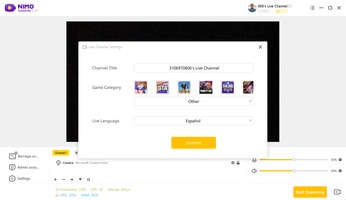 Nimo TV for streamer for Windows - Download it from Uptodown for free