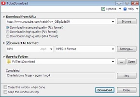 TubeDownload para Windows - Descárgalo gratis en Uptodown