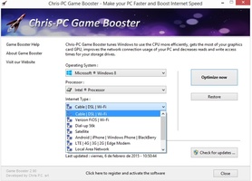 Chris-PC Game Booster for Windows - Download it from Uptodown for free