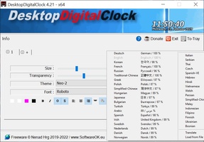 DesktopDigitalClock para Windows - Descárgalo gratis en Uptodown