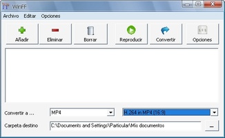 WinFF para Windows - Baixe-o gratuitamente da Uptodown