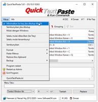 QuickTextPaste สำหรับ Windows - ดาวน์โหลดมันจาก Uptodown ได้ฟรี
