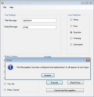 MessageBox Maker for Windows - Download it from Uptodown for free