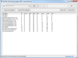 WinMTR Portable for Windows - Download it from Uptodown for free