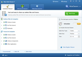 Wise Disk Cleaner para Windows - Baixe-o gratuitamente da Uptodown