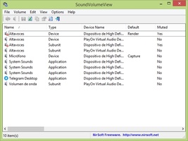 SoundVolumeView para Windows - Descárgalo gratis en Uptodown