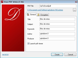 Doro PDF Writer para Windows - Baixe-o gratuitamente da Uptodown