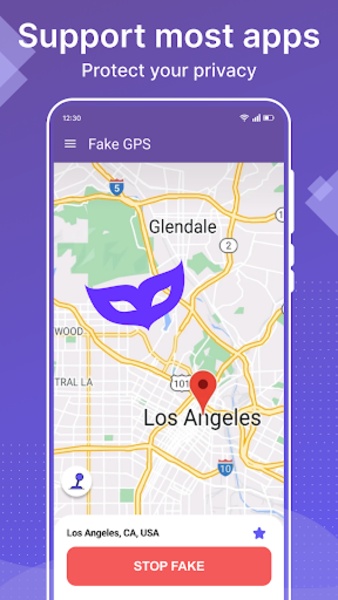 Fake location store